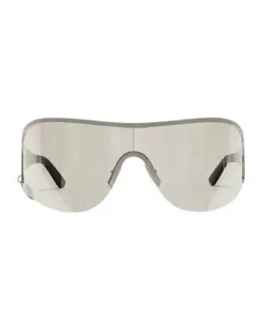 Acne Studios Metal Frame Shield Sunglasses - Silver,transparent