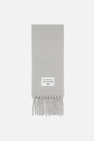 Acne Studios Bicolour Alpaca Scarf - Grey,light Grey