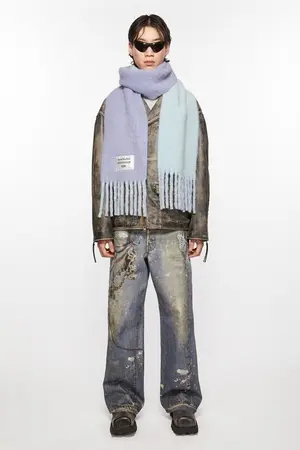 Acne Studios Bicolour Alpaca Scarf