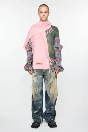 Acne Studios Fringe Wool Scarf