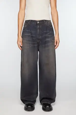 Acne Studios Dark Wash Bottoms For Men