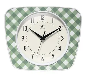 INFINITY Instruments Plaid Trapezium Wall Clock - One-color