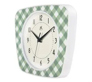 INFINITY Instruments Plaid Trapezium Wall Clock
