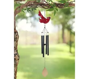 SUNSET VISTA DESIGNS Winter Cardinal Wind Chime - One-color