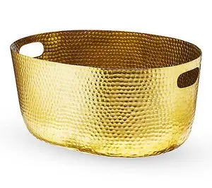TWINE Gold Hammered Tub - One-color