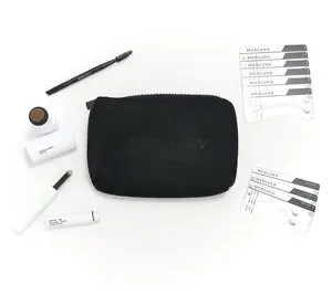 MADLUVV Brow Stamp, 9 Stencils & Highlighter Kit With Bag - One-color