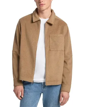 Michael Kors Double Knit Flannel Jacket