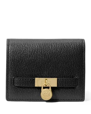 Michael Kors Hamilton Moderne Small Compact Wallet - Black