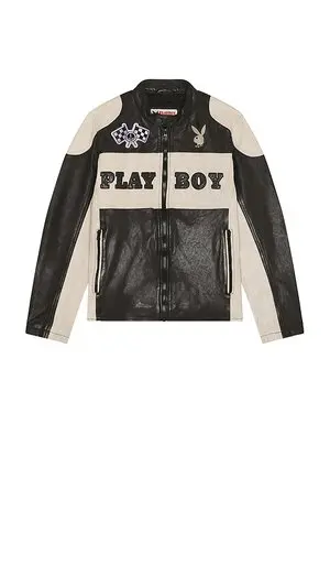 PLAYBOY Anderson Leather Jacket