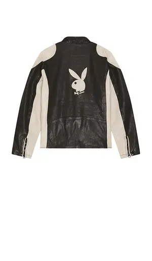 PLAYBOY Anderson Leather Jacket
