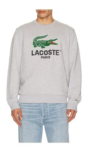 Lacoste Classic Fit Sweatshirt - Silver Chine