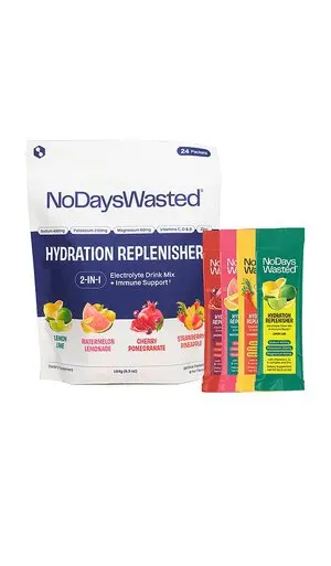 NO DAYS WASTED Hydration Replenisher 24 Pack - Variety
