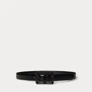 Ralph Lauren Croc Effect Belts For Women