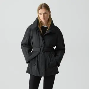 Theory Cropped Parka In Recycled Nylon