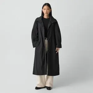 Theory Long Parka In Recycled Nylon