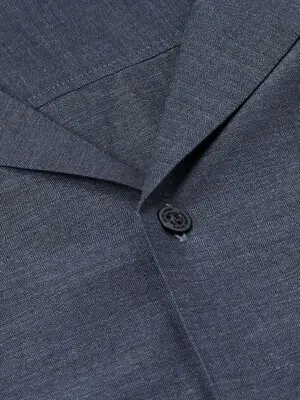 Frescobol Carioca Safra Herringbone Cotton-flannel Shirt - Blue