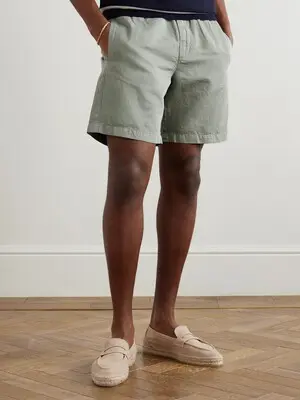CastaÑer Nacho Washed-canvas Espadrilles