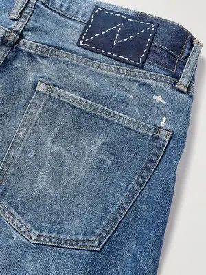 Visvim Social Sculpture 11 Slim-fit Jeans - Blue