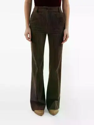 1989 STUDIO Pinstriped Flared Trousers