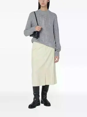 JIL SANDER Wool Midi Skirt