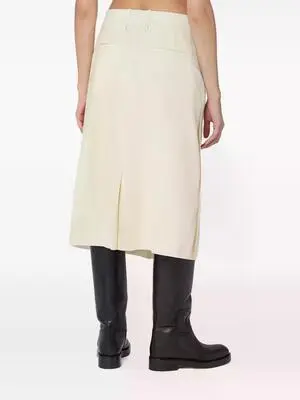 JIL SANDER Wool Midi Skirt