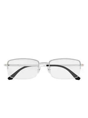 CARTIER Rectangle-frame Glasses - Grey