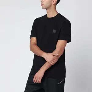 Stone Island Slim T-shirt With Logo Patch - Black