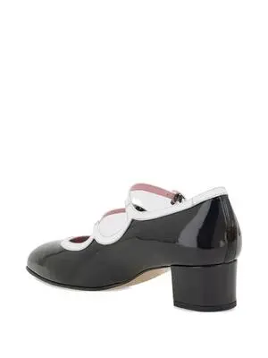 CAREL 40mm Double-strap Pumps - Black
