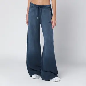 Off-White Washed-effect Flared Jogging Trousers