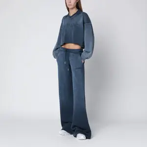 Off-White Washed-effect Flared Jogging Trousers