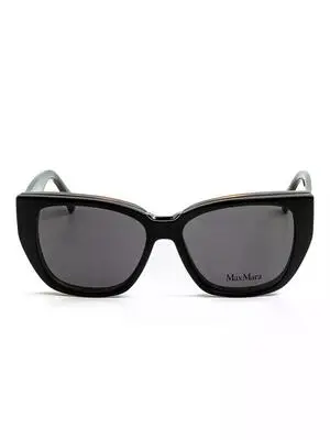 Max Mara Cat-eye Frame Tinted Sunglasses - Black