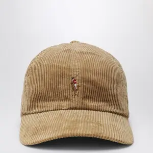 Ralph Lauren Corduroy Baseball Cap - Beige
