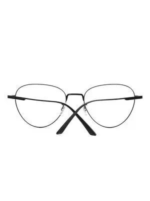 Khaite Oval-frame Eyeglasses - Black