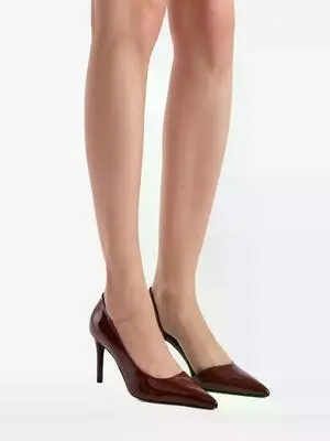 Khaite 85mm Jett D'orsay Heeled Pumps - Red