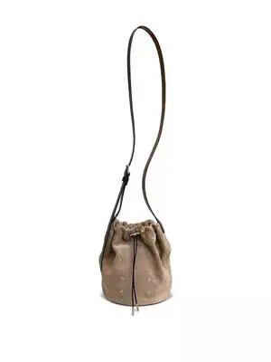 MAISON MARGIELA Drawstring-fastening Suede Bucket Bag