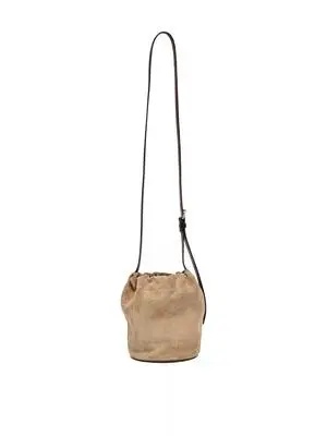 MAISON MARGIELA Drawstring-fastening Suede Bucket Bag