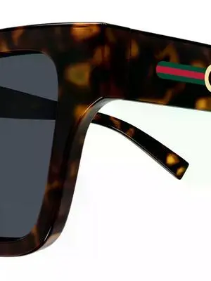 Gucci Geometric Logo Sunglasses