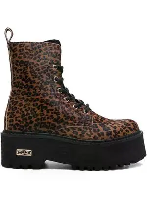 CULT Leopard-print Platform Boots