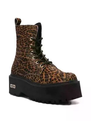 CULT Leopard-print Platform Boots