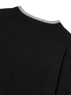 STUDIO TOMBOY Layered Cardigan - Black