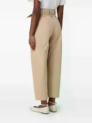 TWINSET Belted Cropped Trousers