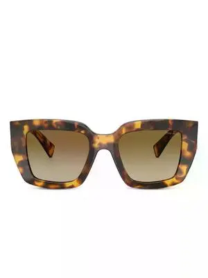 Miu Miu Geometric Sunglasses - Brown