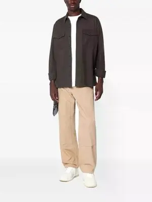 Destin Pocket Long-sleeve Shirt - Brown