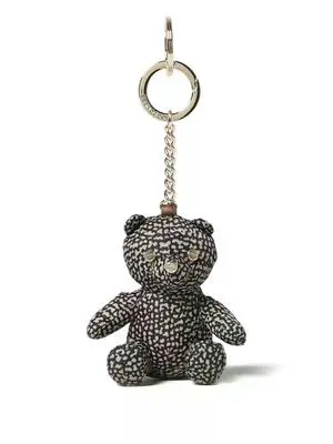 Borbonese Bear Keyring - Black