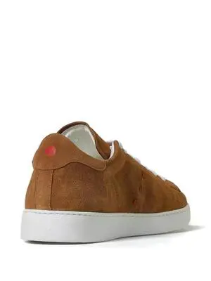 Kiton Stitched Calfskin Sneakers - Brown