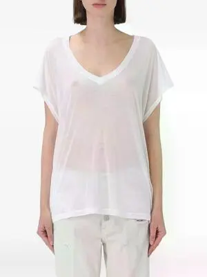 Dondup V Neck T-shirts For Women