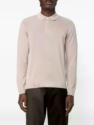 DRUMOHR Long-sleeve Polo Shirt - Pink