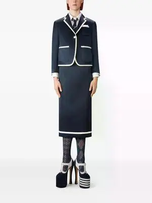 Thom Browne Duchess Satin Blazer
