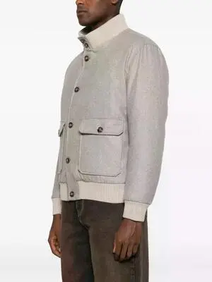 BARBA NAPOLI Cashmere Bomber Jacket