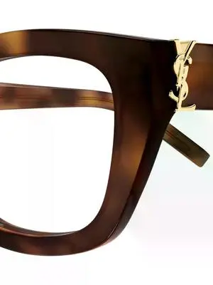 Saint Laurent Cat-eye Glasses - Brown